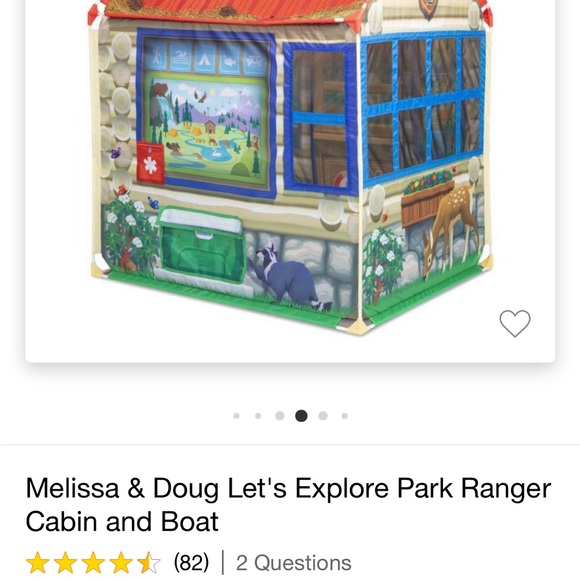 Melissa & Doug | Toys | Melissa And Doug Park Ranger Cabin In Boat Play ...